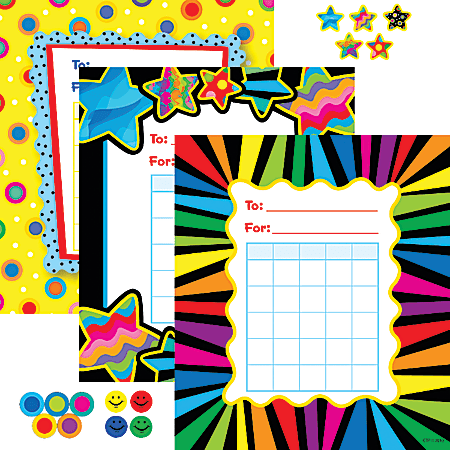 Creative Teaching Press Student Incentive Chart Pack Playful Patterns ...