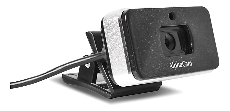 Data Locker TAA Compliant AlphaCam W 5MP USB 2.0 Webcam BlackWhite ...