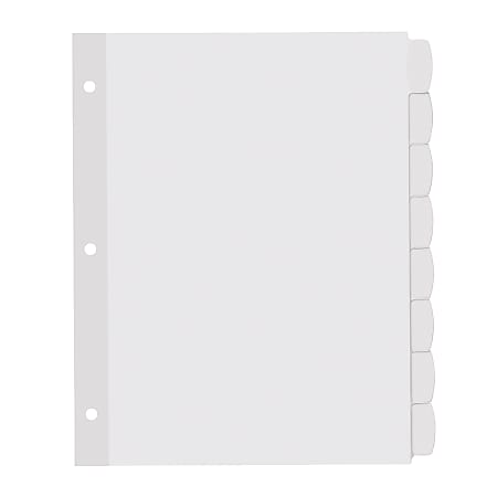 Avery Easy Peel Pop up Edge Label Dividers 8 12 x 11 8 Tab White Pack ...
