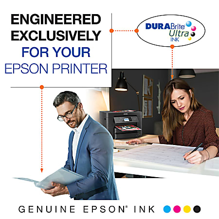 Epson 125 DuraBrite Ultra Black And Cyan Magenta Yellow Ink Cartridges ...