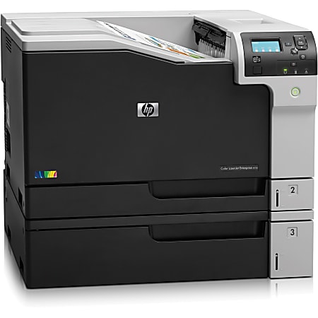 HP LaserJet M750N Laser Color Printer - Office Depot