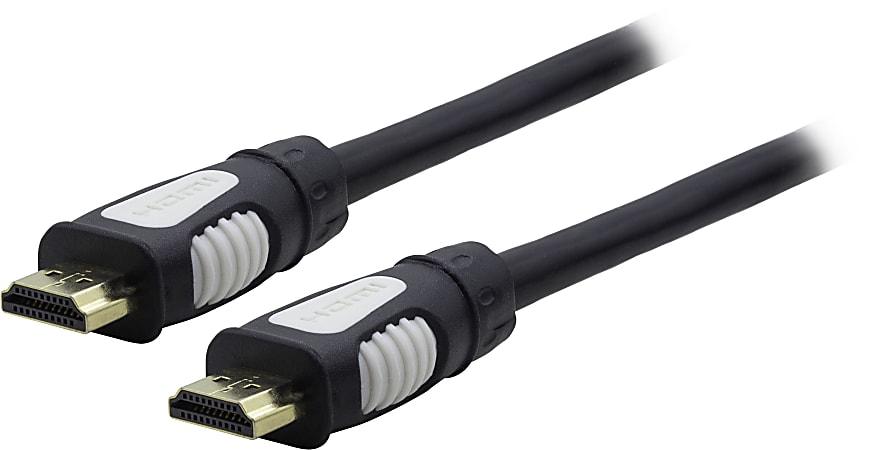 Ativa Gold Plated HDMI Cable With Ethernet 12 - Office Depot