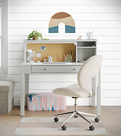 Realspace Decorative Vinyl Chair Mat For Low Carpet 36 x 48 Abstract ...