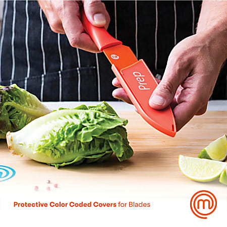 MasterChef 12 Piece Colored Knife Set Multicolor - Office Depot
