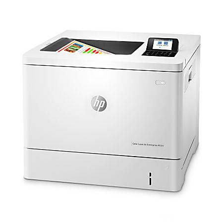HP LaserJet Enterprise M554dn Color Laser Printer - Office Depot