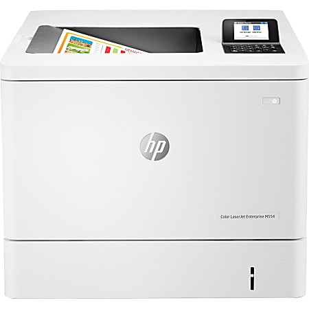 HP LaserJet Enterprise M554dn Color Laser Printer - Office Depot