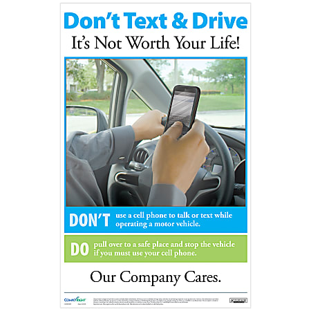 ComplyRight™ Texting Cell Phone Poster
