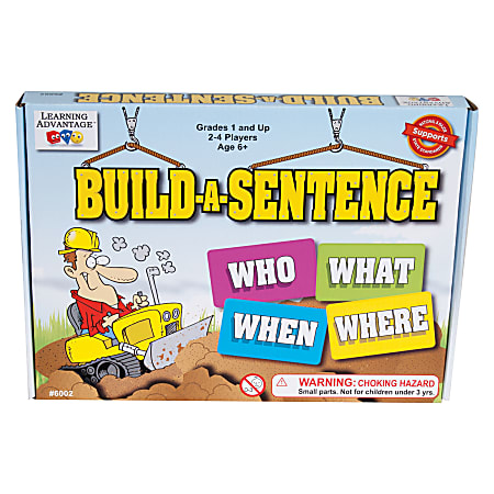 Learning Advantage Build A Sentence Game Grades 1 5 - Office Depot