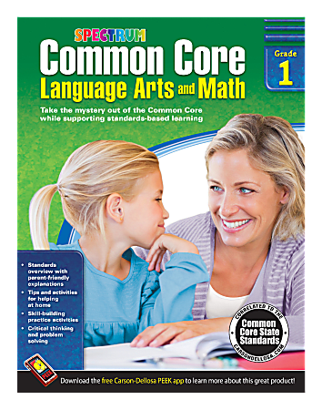 Spectrum Common Core Language Arts And Math Grade 1 - Office Depot