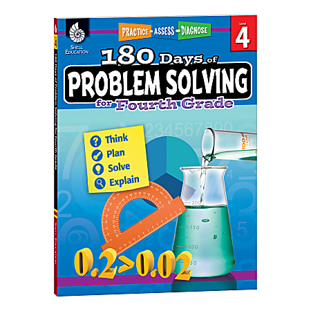 Shell Education 180 Days Of Problem Solving Grade 4 - Office Depot