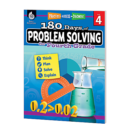 Shell Education 180 Days Of Problem Solving Grade 4 - Office Depot