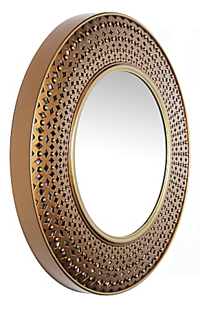 Infinity Instruments Bolly Round Wall Mirror 15 34 H x 15 34 W x 1 12 D ...