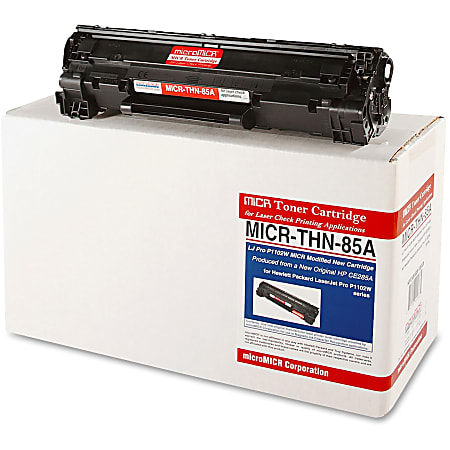 MicroMICR Remanufactured Black Toner Cartridge Replacement For HP 85A ...