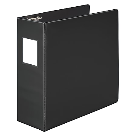 Wilson Jones® Heavy-Duty 3-Ring Binder, 4" D-Rings, Black