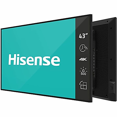 Hisense 43 4K UHD Digital Signage Display 247 Operation 43 LCD Advanced ...