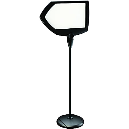 MasterVision Arrow Easy Clean Dry Erase Sign Stand 17 x 25 SilverBlack ...