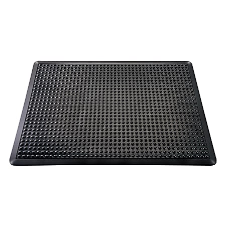 Floortex Doortex Anti Fatigue BubbleMat 24 x 36 Black - Office Depot