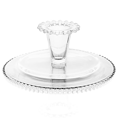 Gibson Home Sereno Glass Pedestal Cake Stand 12 Clear - Office Depot