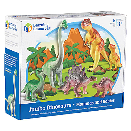 Learning Resources Dinosaur Play Set Assorted Plastic - Office Depot