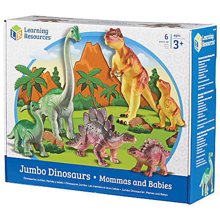 Learning Resources Dinosaur Play Set Assorted Plastic - Office Depot