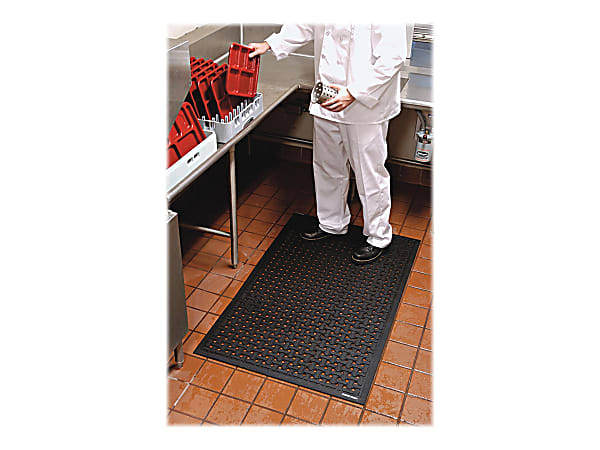 MA Matting Comfort Flow Mat 3 x 5 Black - Office Depot