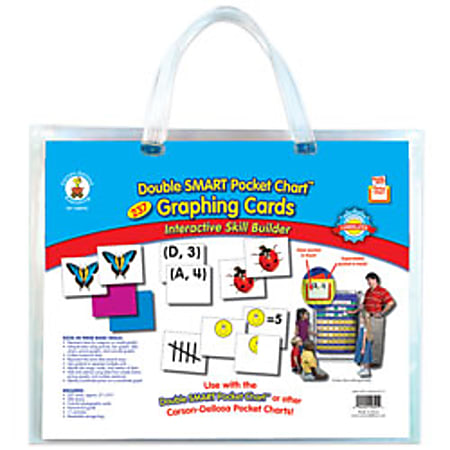 Carson Dellosa Pocket Chart Games Cards Graphing Card - Office Depot
