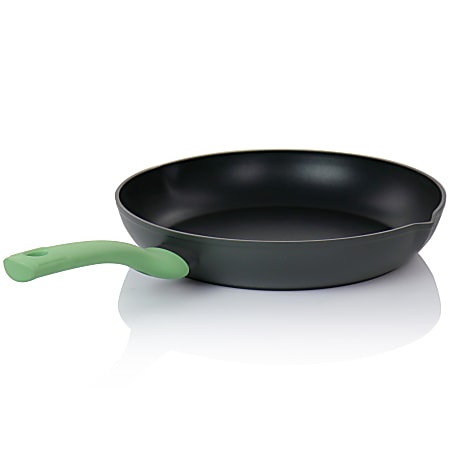 Oster Rigby Aluminum Nonstick Frying Pan With Pouring Spouts 9 12 Green ...