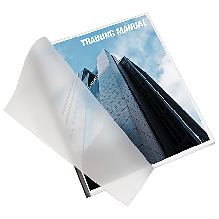 Unibind Staple Steel Cover 8 12 x 11 Frosted CoverAluminum Spine Pack ...