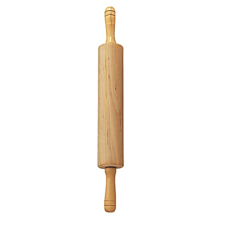 Better Houseware Wooden Rolling Pin with Nylon Bearings Small - Office ...