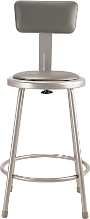National Public Seating 6400 Series Vinyl Padded Science Stools With ...