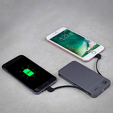 Hypegear Lightning And Micro USB Portable Charger Space Gray 13865 ...