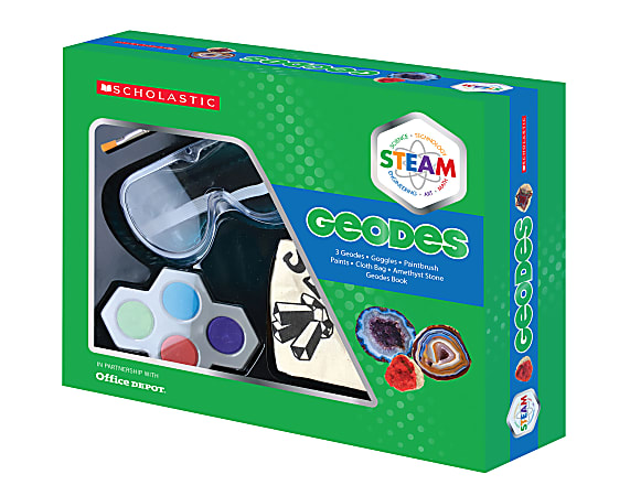 Scholastic STEAM Geodes Activity Kit Grades 2 To 5 - Office Depot