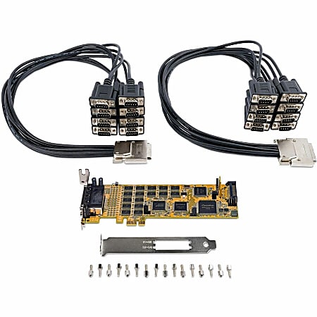 StarTech.com 16 Port PCI Express Serial Card - Office Depot