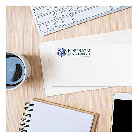 Custom Full Color 10 Business Envelopes Self Seal 4 18 x 9 12 White ...