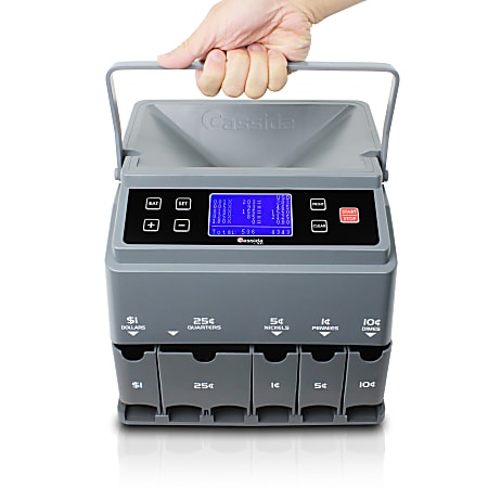 Cassida C300 Professional USD Coin Counter Sorter And WrapperRoller 10 ...