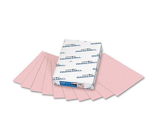 Hammermill Fore Super Premium Color Copy Paper 1 Ream Pink Letter 8.5 x ...