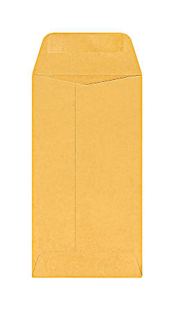 Office Depot Brand Coin Envelopes 3 12 x 6 12 Gummed Seal Manila Box Of ...