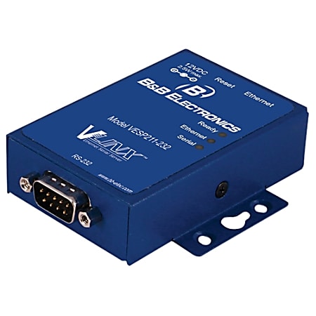 B B 1 PORT MINI SERIAL SERVER RS 232 US PS - Office Depot