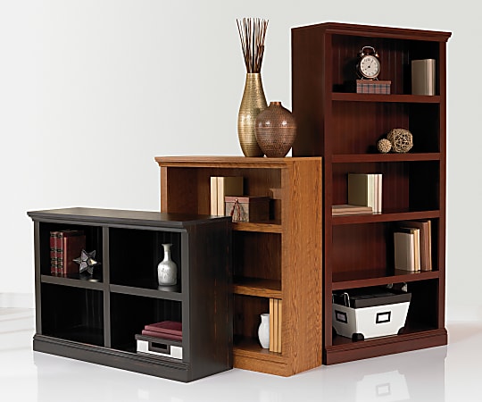 Realspace Premium 45 H 3 Shelf Bookcase Carolina Oak - Office Depot