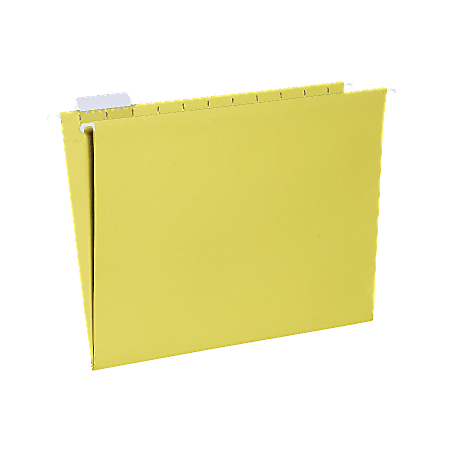 SKILCRAFT Hanging File Folders 15 Cut 2 Expansion Letter Size Yellow ...