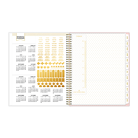 2024 Day Designer WeeklyMonthly Planning Calendar 8 12 x 11 Petals ...