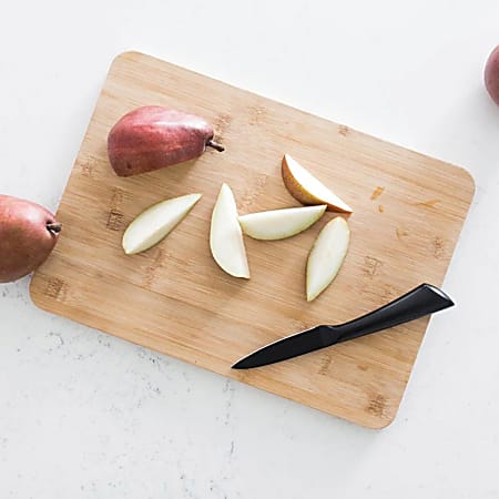 Better Houseware Small Bamboo Cutting Board 10 x 14 Brown - Office Depot