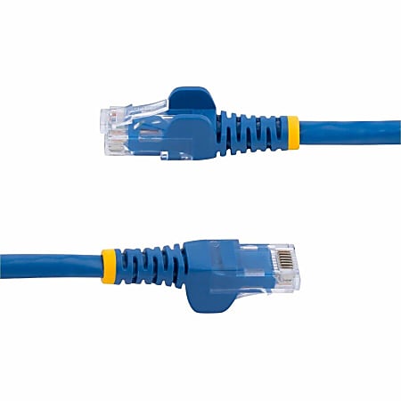 StarTech.com 1ft CAT6 Ethernet Cable Blue Snagless Gigabit CAT 6 Wire ...