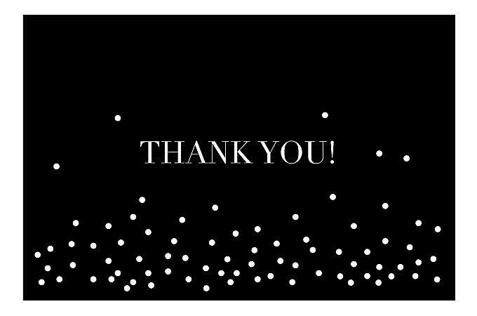 Lady Jayne Flat Panel Thank You Note Cards With Envelopes 5 12 x 3 12 ...