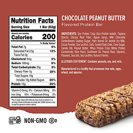 Ready Nutrition Protein Bar Variety Pack 1.83 Oz Total Qty 20 - Office ...