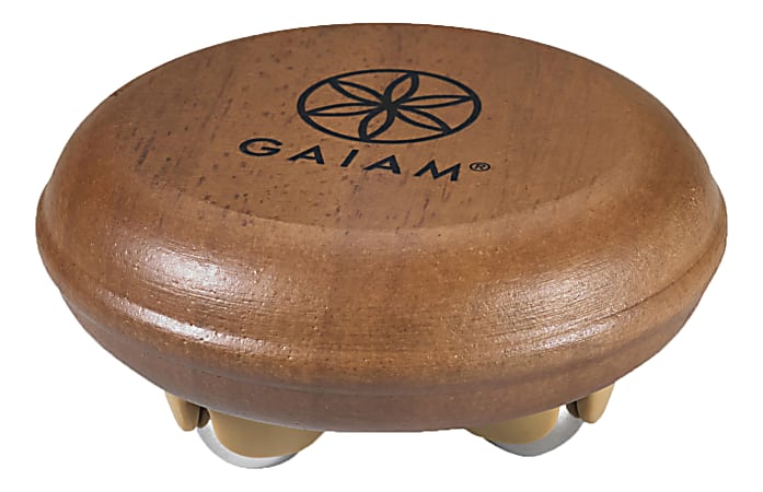 Gaiam Relax Wood Hand Held Massager 3 14 - Office Depot