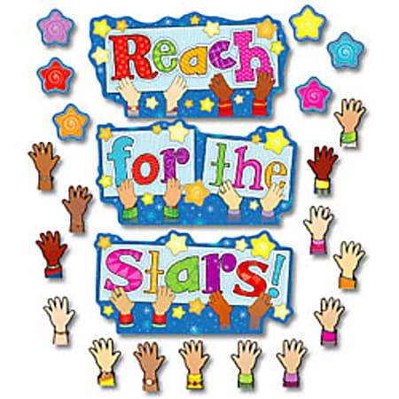 Carson Dellosa Bulletin Board Set Reach For The Stars - Office Depot