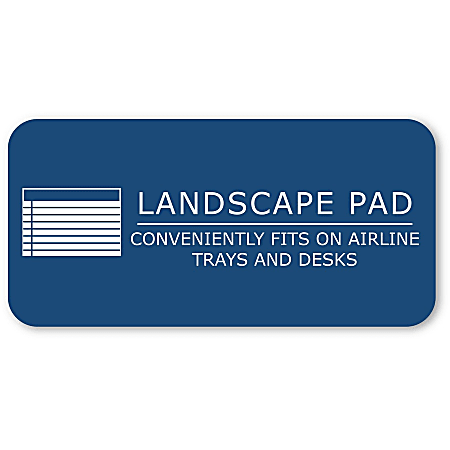 Roaring Spring Wide College Ruled Landscape Legal Pad 11 x9.5 40 Sheets ...