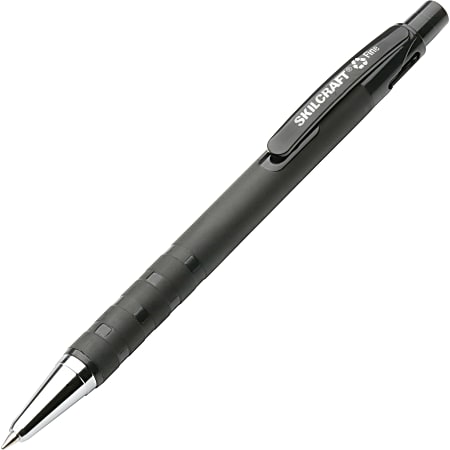 SKILCRAFT Retractable Ballpoint Pens Ergonomic Grip Fine Point 83 ...