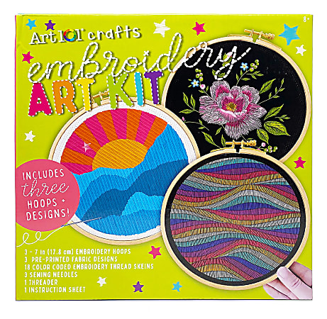 Art 101 Embroidery Art Kit - ODP Business Solutions